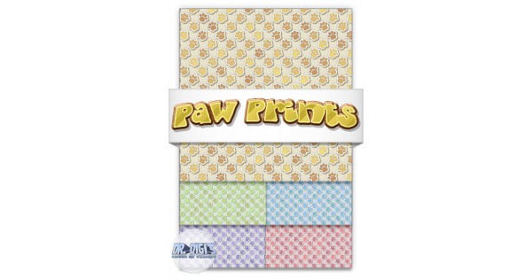 Paw Prints Backing paper